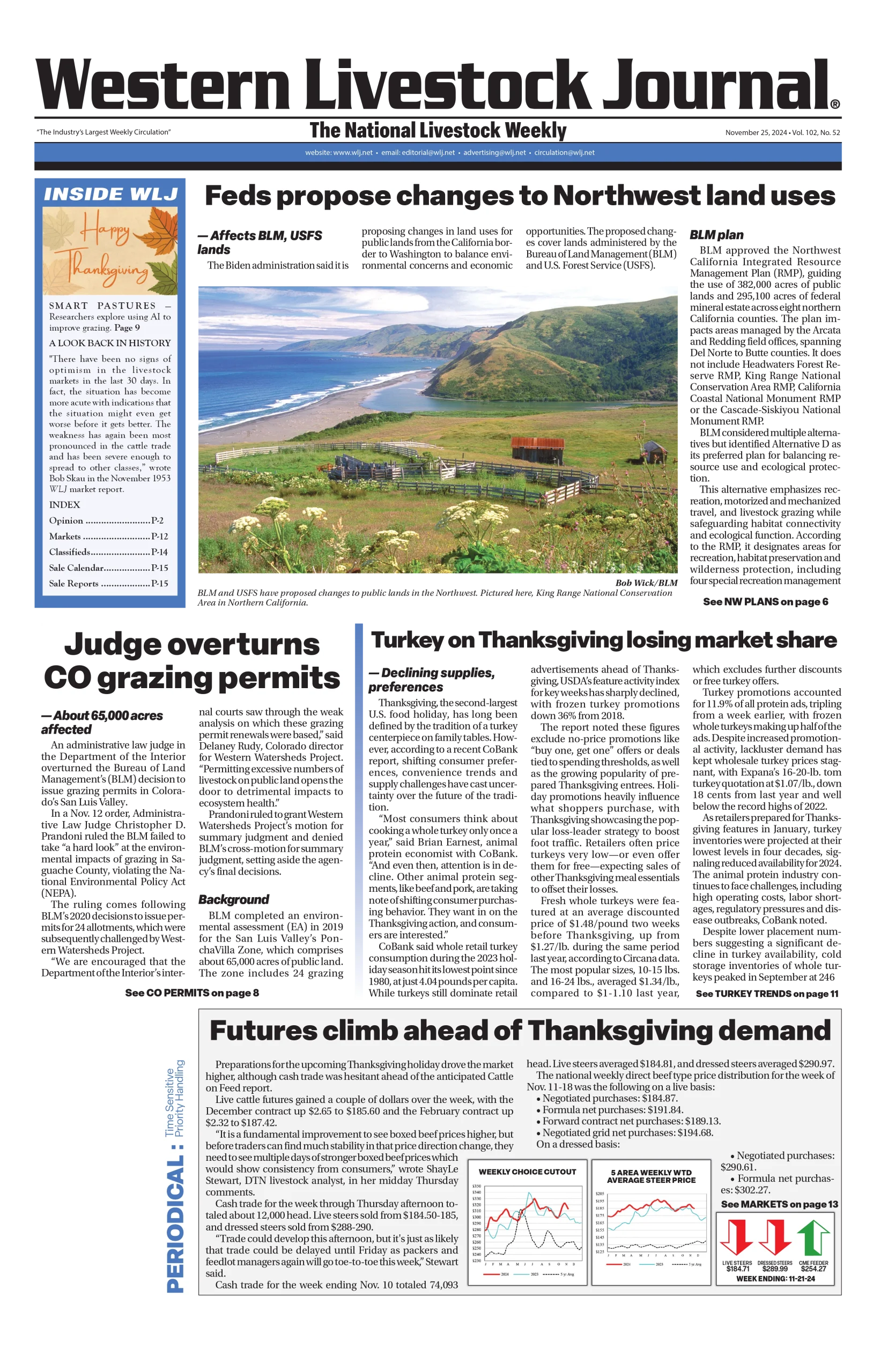 Western Livestock Journal - November 25, 2024 | Western Livestock Journal