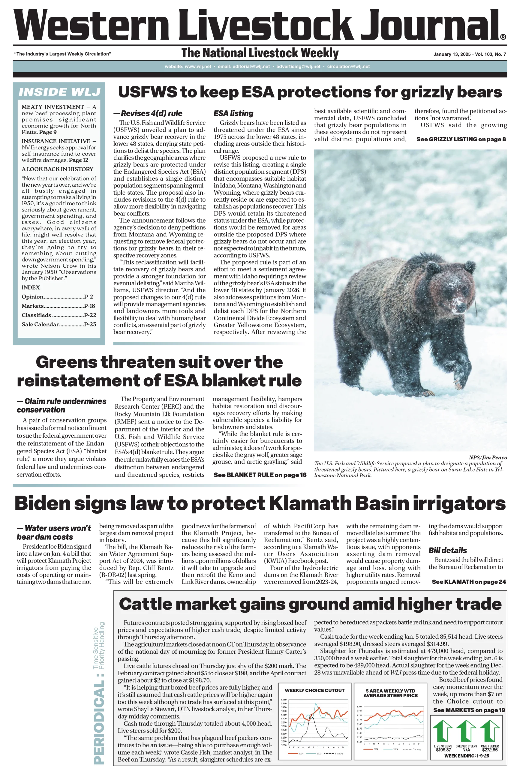 Western Livestock Journal - January 13, 2025 | Western Livestock Journal