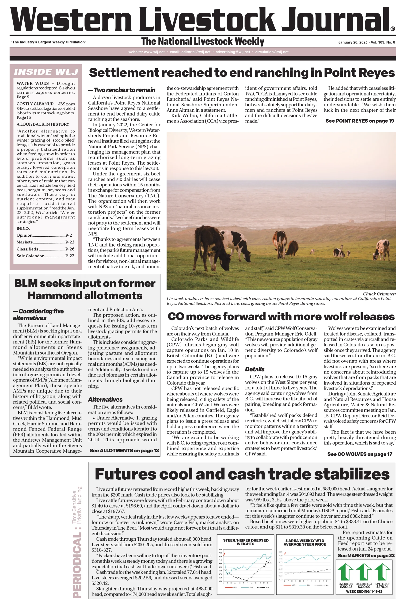 Western Livestock Journal: January 20, 2025 | Western Livestock Journal