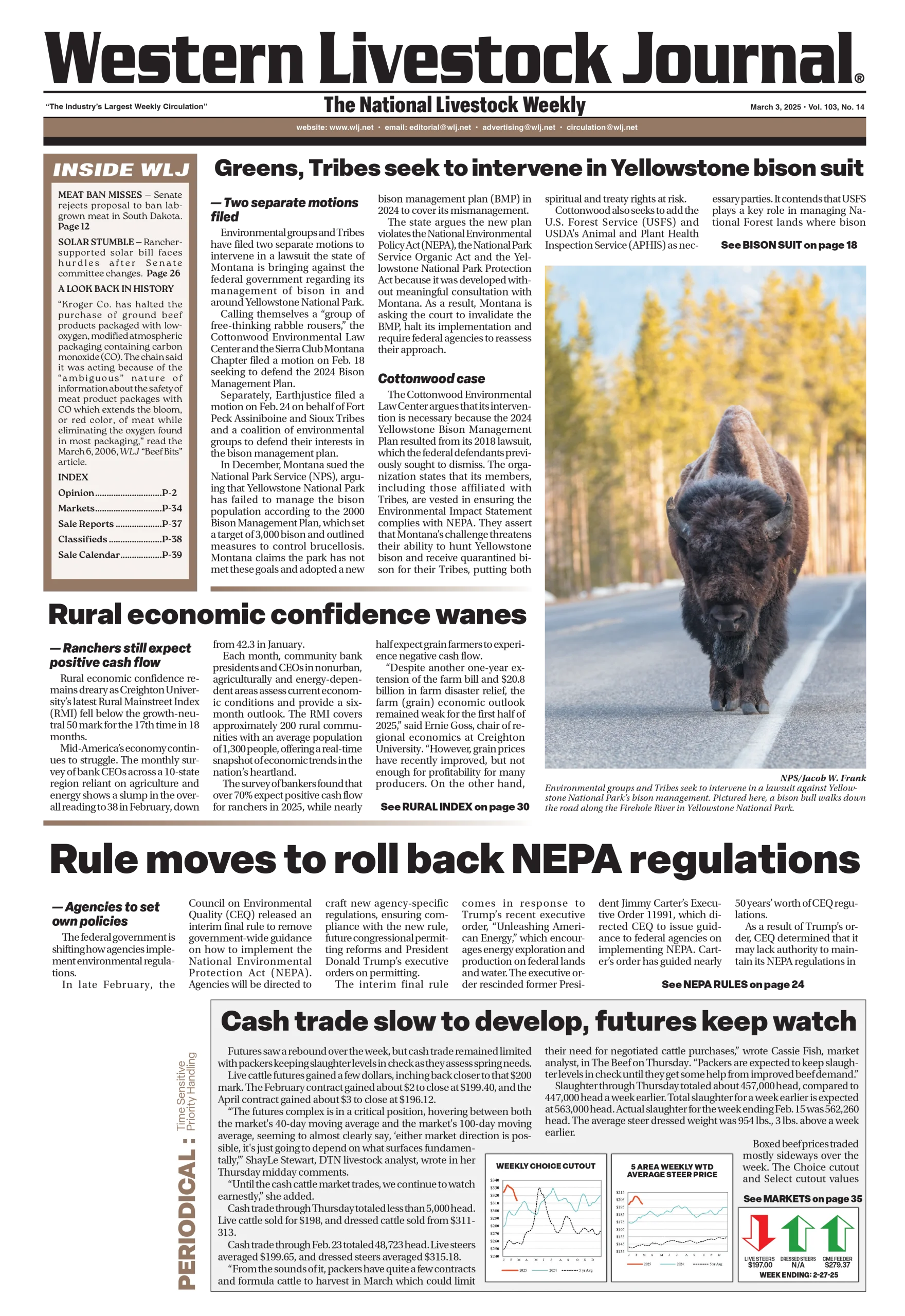 Western Livestock Journal - March 3, 2025 | Western Livestock Journal