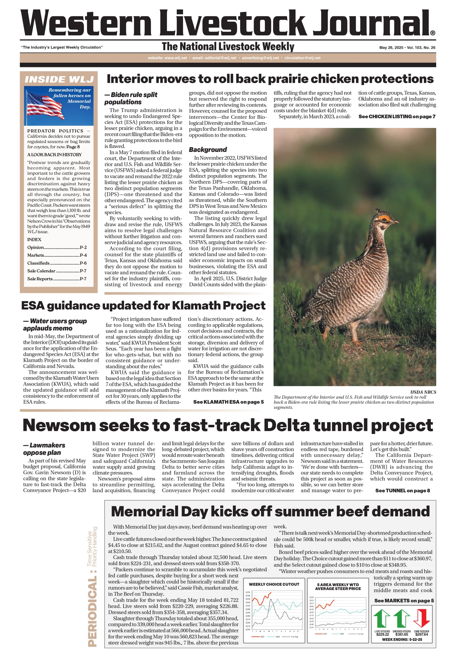 Western Livestock Journal - May 26, 2025 | Western Livestock Journal