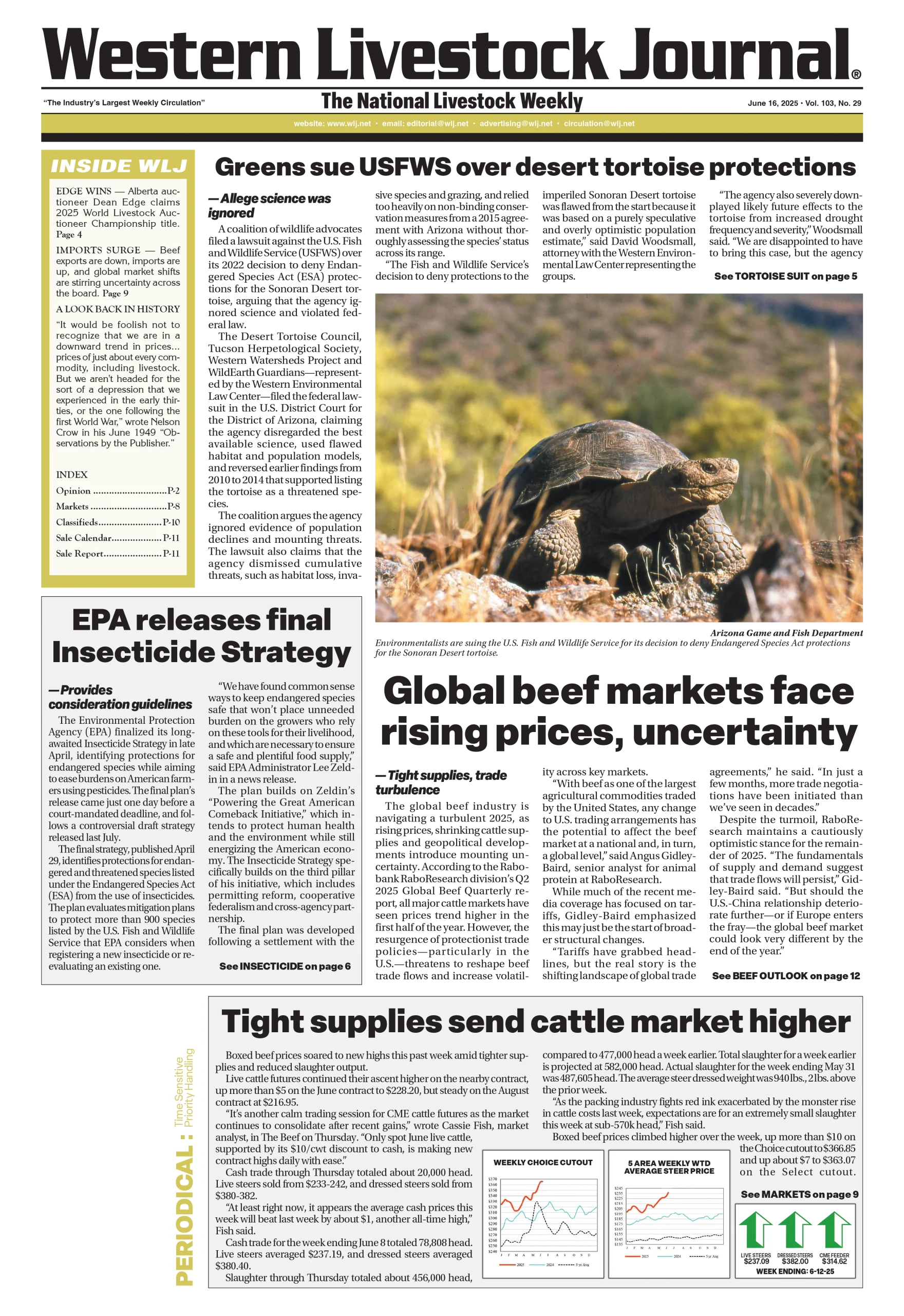 Western Livestock Journal - June 16, 2025 | Western Livestock Journal
