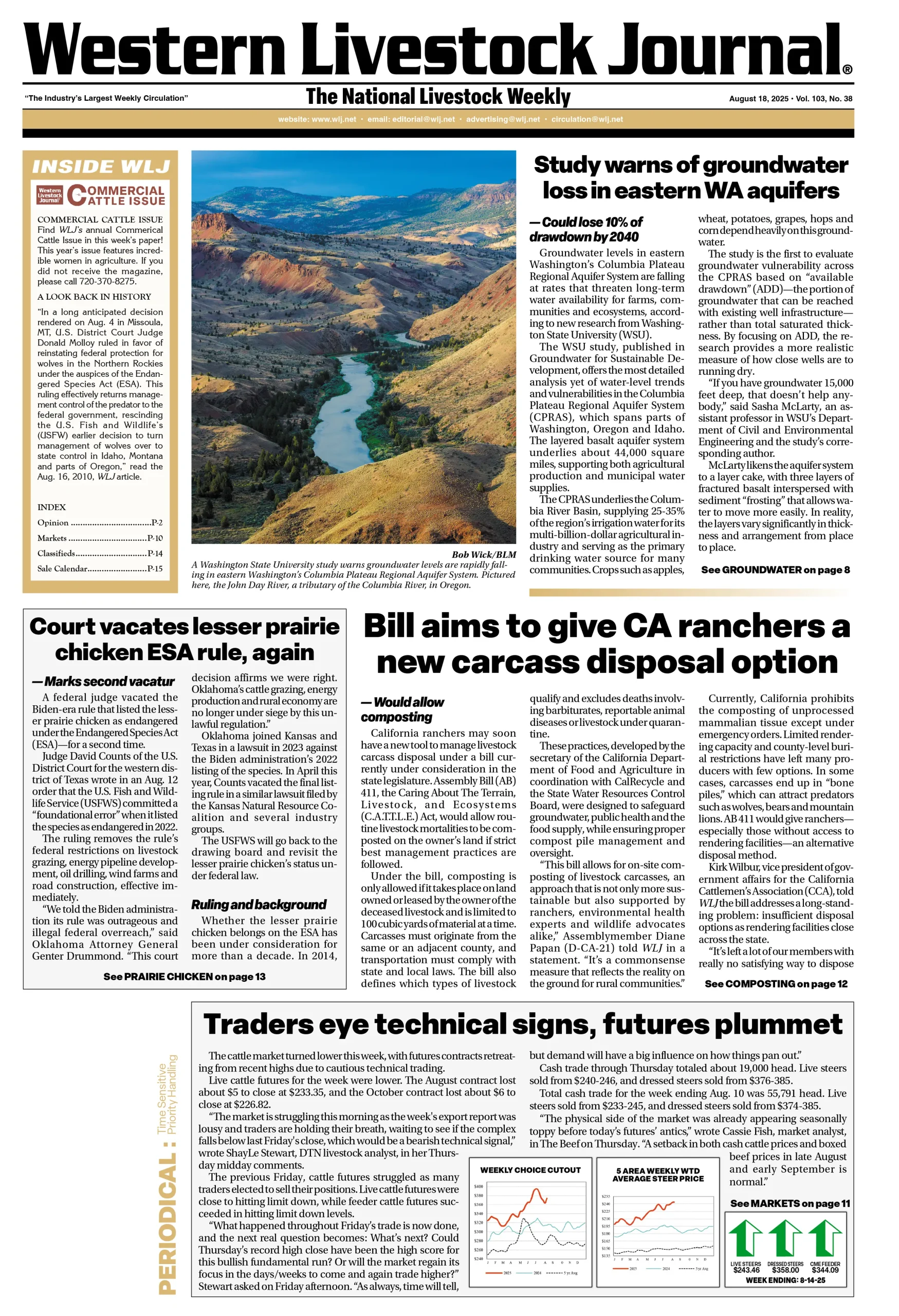 Western Livestock Journal - August 18, 2025 | Western Livestock Journal